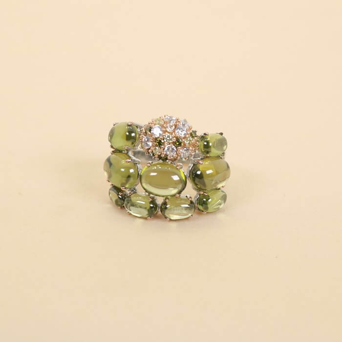 Anillos con piedras verde Bubble I Madrid 68